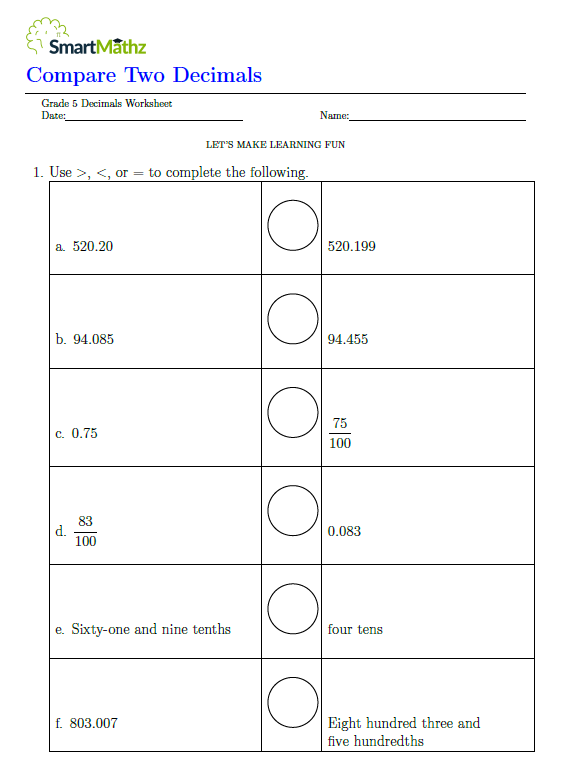 Grade 5 Measurement and Data Archives - SmartMathz